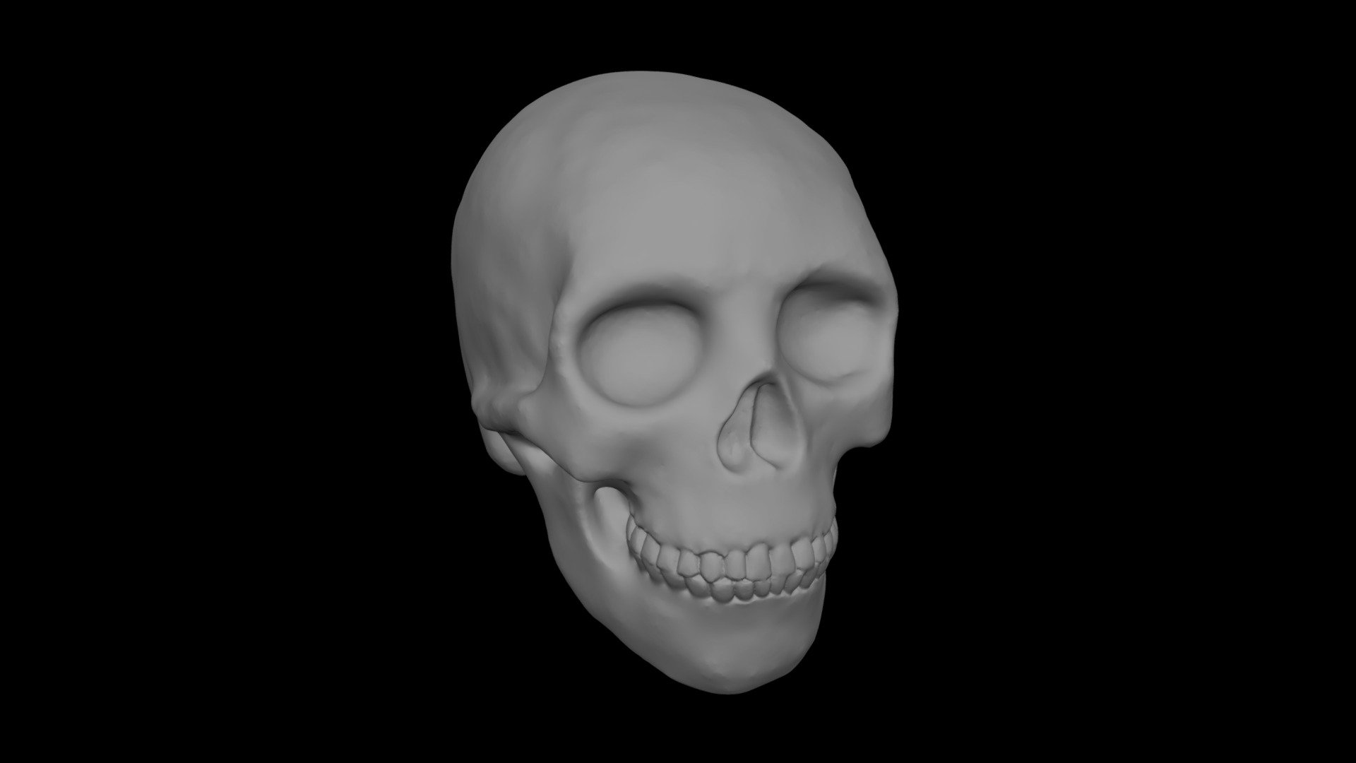 DOD Skull Smooth - Download Free 3D model by Capture It In 3D ...