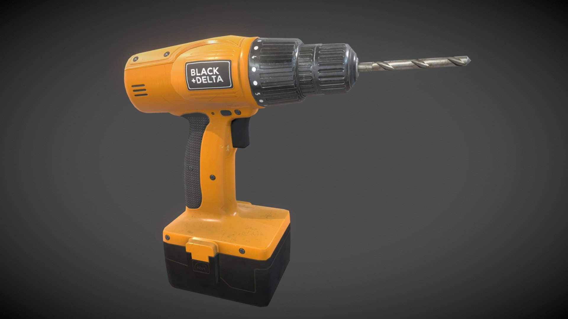Simple Power Drill - 3D model by SmokeyBandito [63b01e3] - Sketchfab