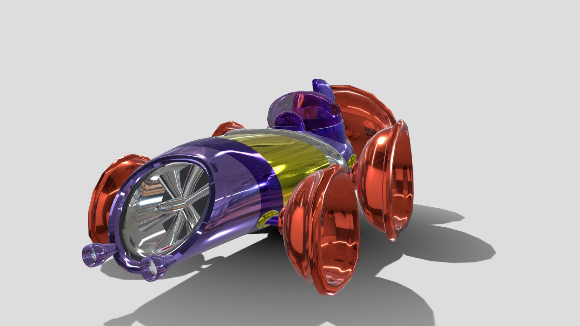 scene_gltf Larrymobile (1997) - Download Free 3D model by ...