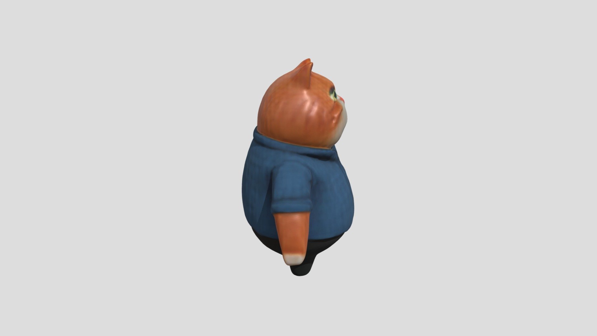 fat orange cat in a postman - 3D model by wildan.faizun (@wildan ...