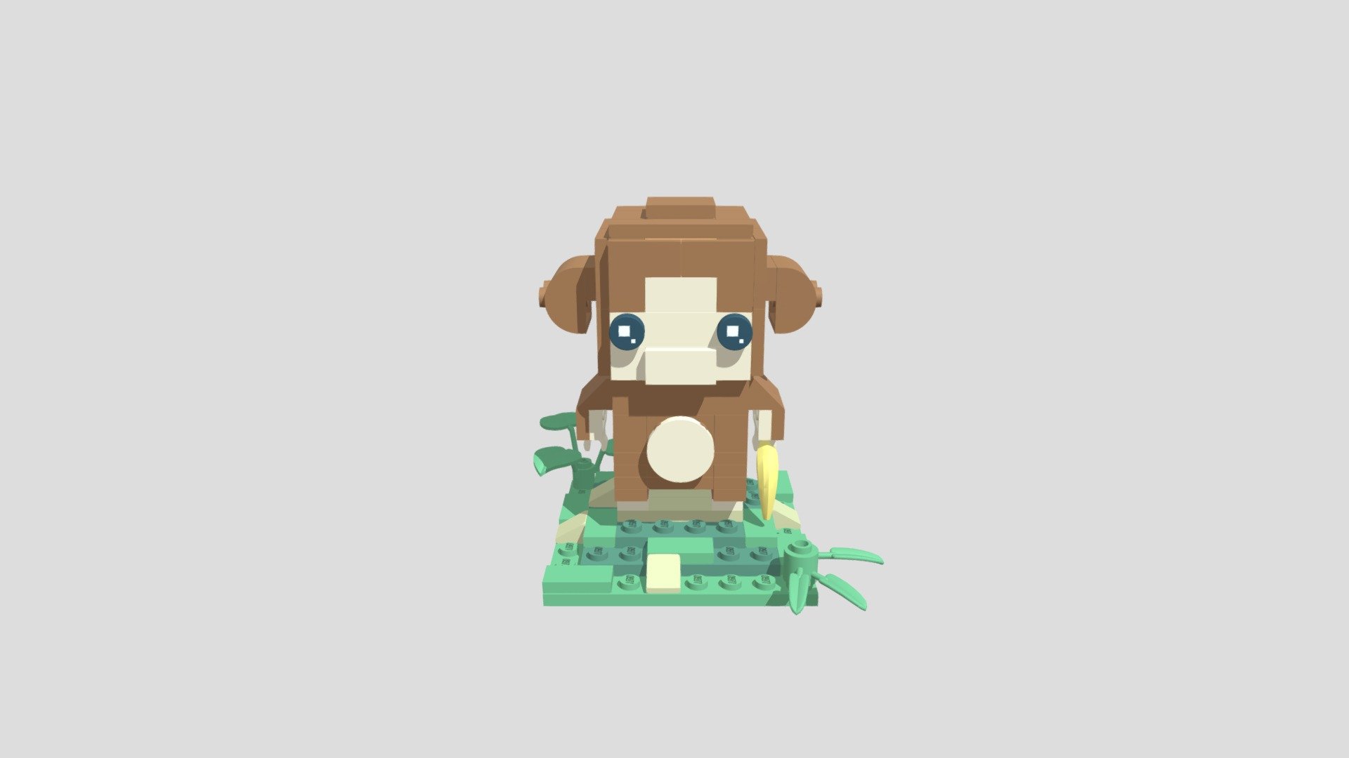 Lego Monkey - Buy Royalty Free 3D model by YellowDonut [63b13e2 ...