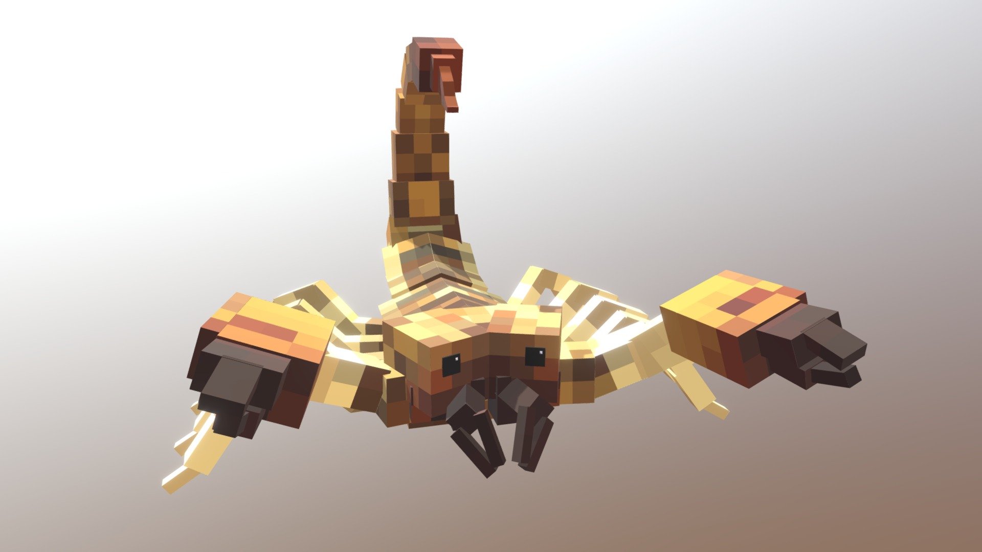 Lesser Desert Scorpion - 3D model by Endesman [63b2ba7] - Sketchfab