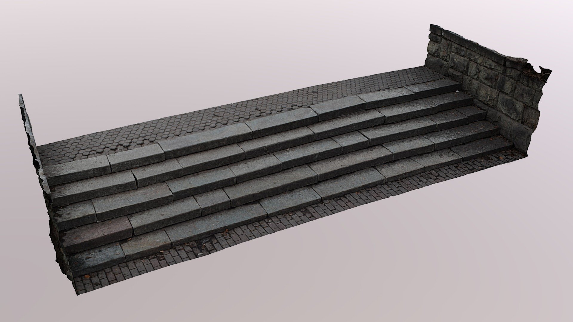 Stone stairs - Buy Royalty Free 3D model by sv.stats [63b3302 ...