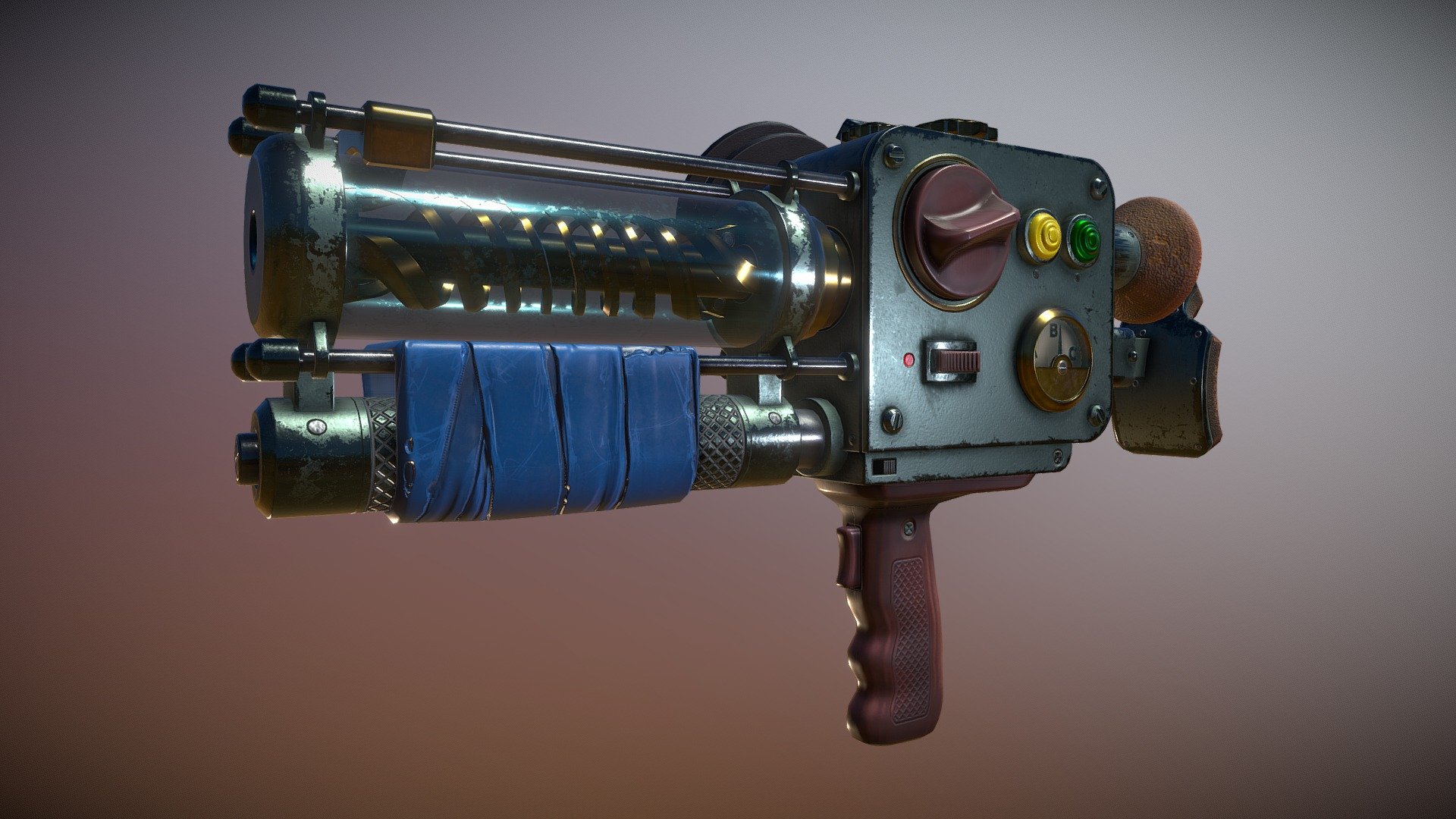 moviegun - 3D model by Oleh (@oleg.sytnikov) [63b57e2] - Sketchfab