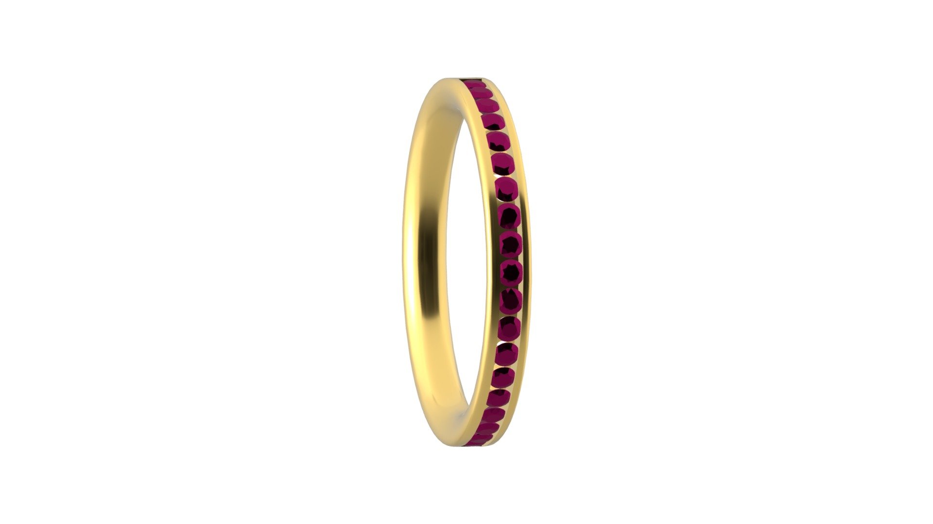 ruby eternity ring - 3D model by McKellars (@McKellarsHereford) [63b5d61] - Sketchfab