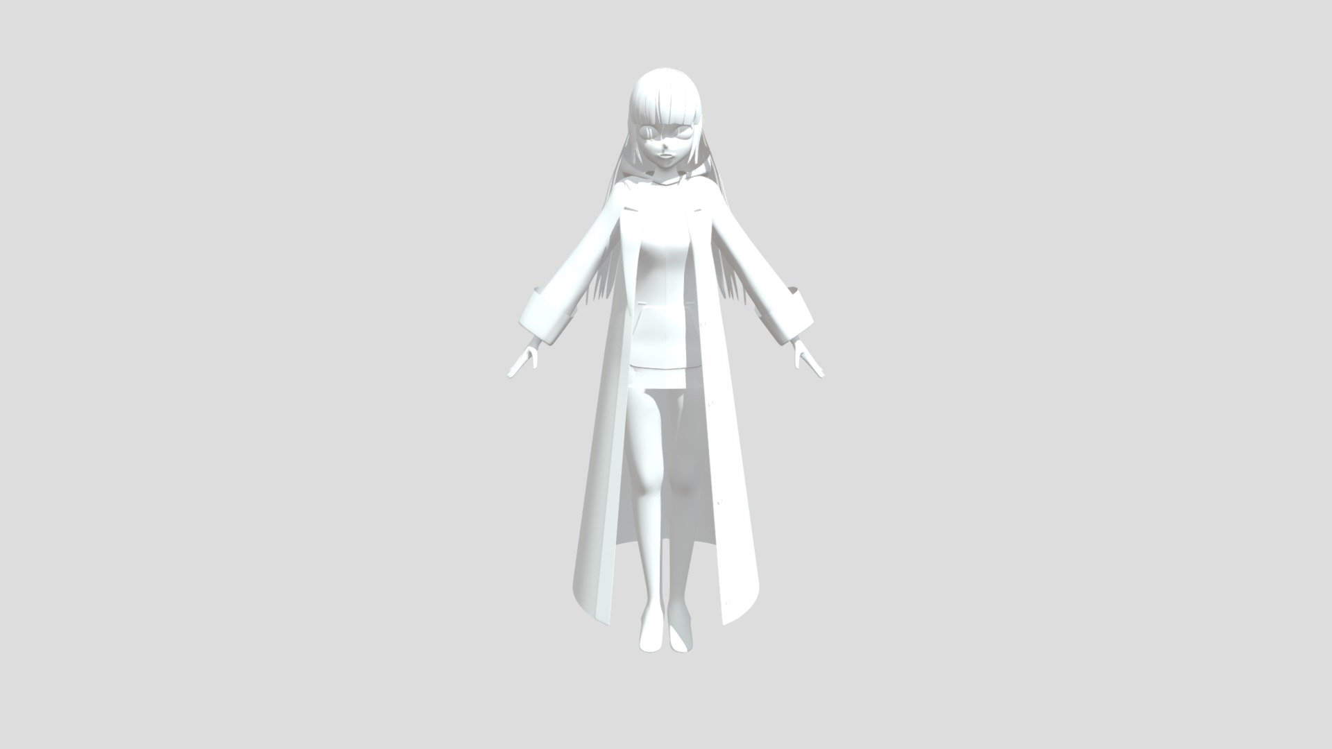Character progress HIfumi - 3D model by dracoajim99 [63b88a9] - Sketchfab