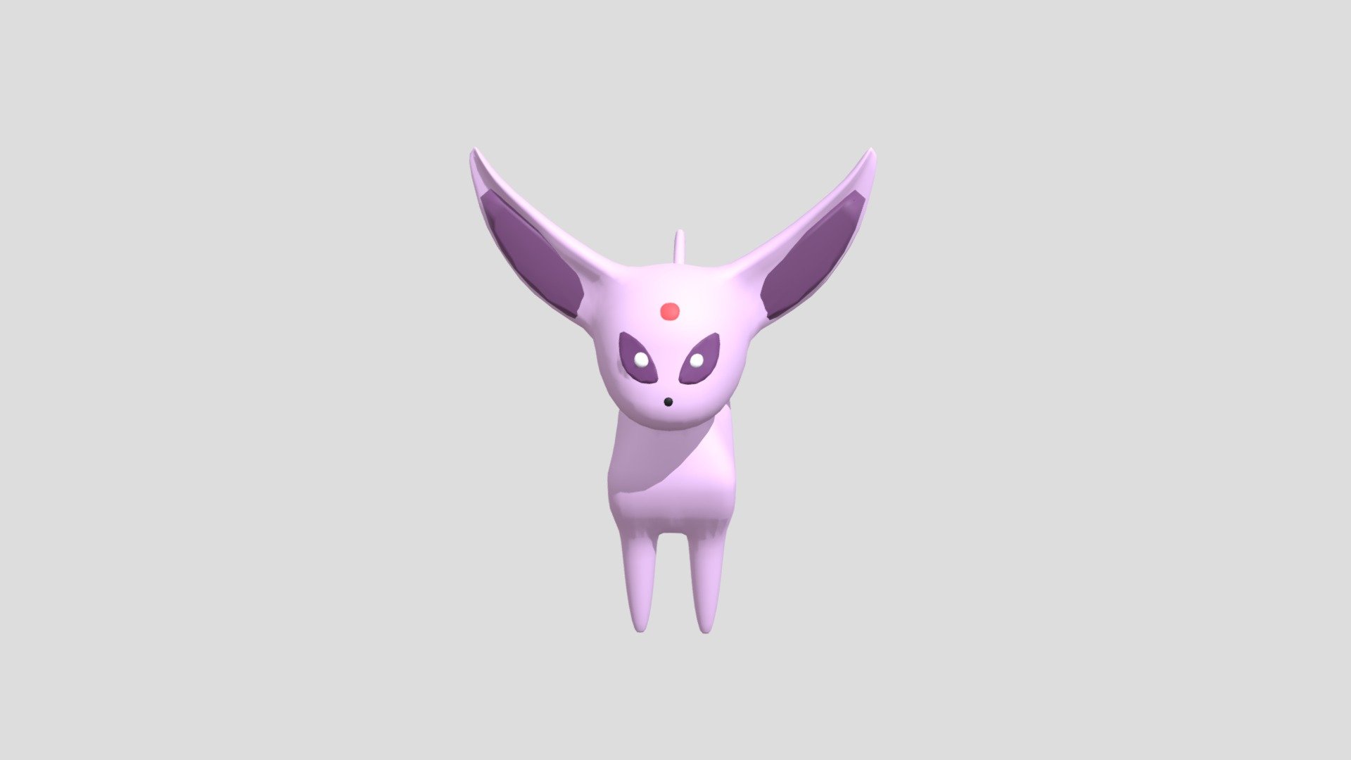 Espeon - 3D model by s18109238 [63bbfc1] - Sketchfab