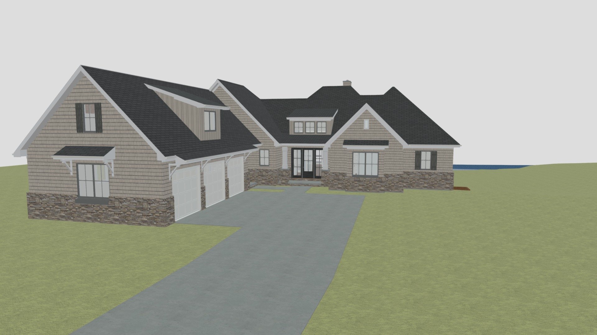 10-22-2020 Exterior - 3D model by OakBridge Development (@oakbridge) [63bdf54] - Sketchfab