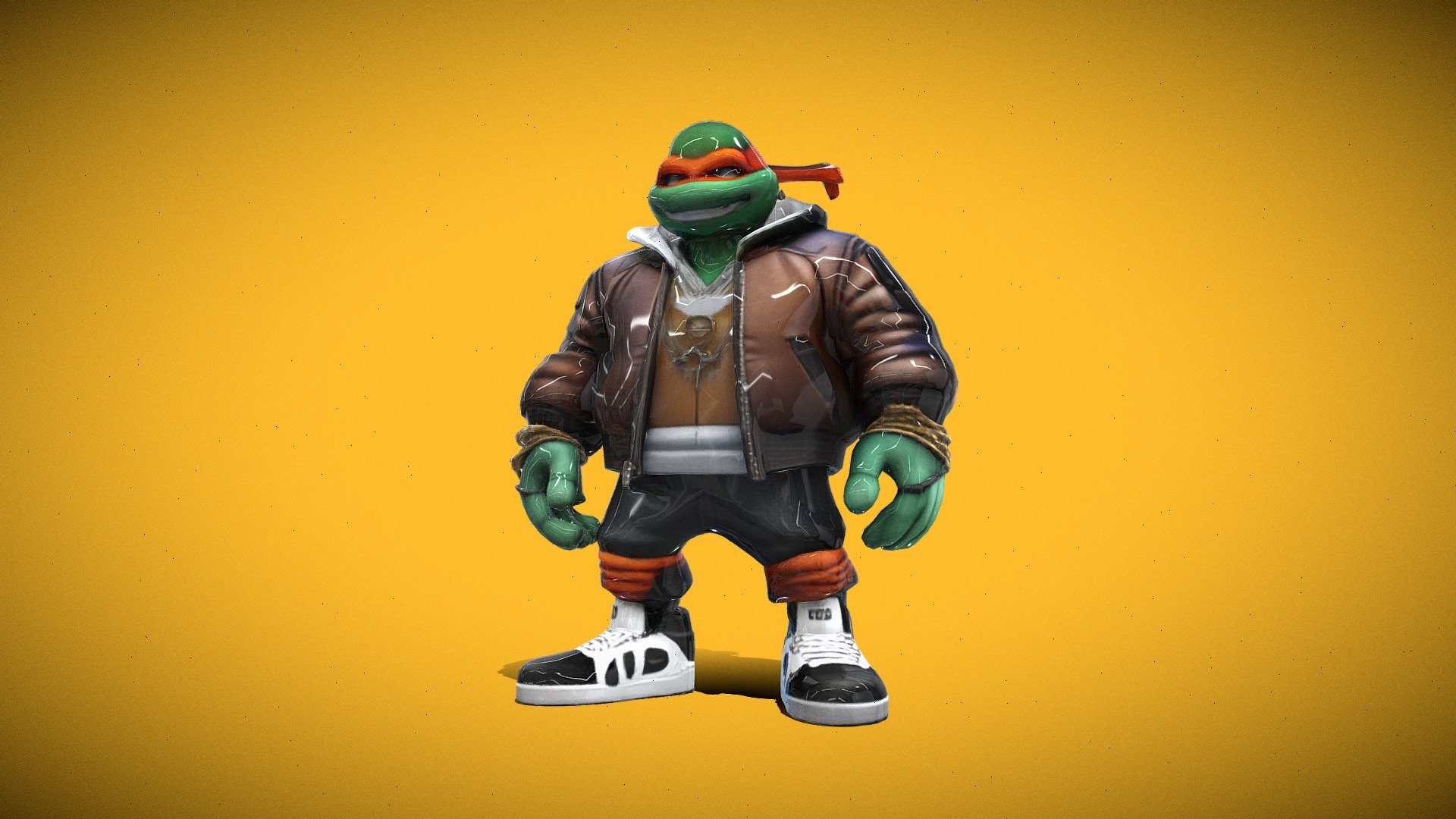 Mikey-TMNT - 3D model by VertaScan [63be76c] - Sketchfab
