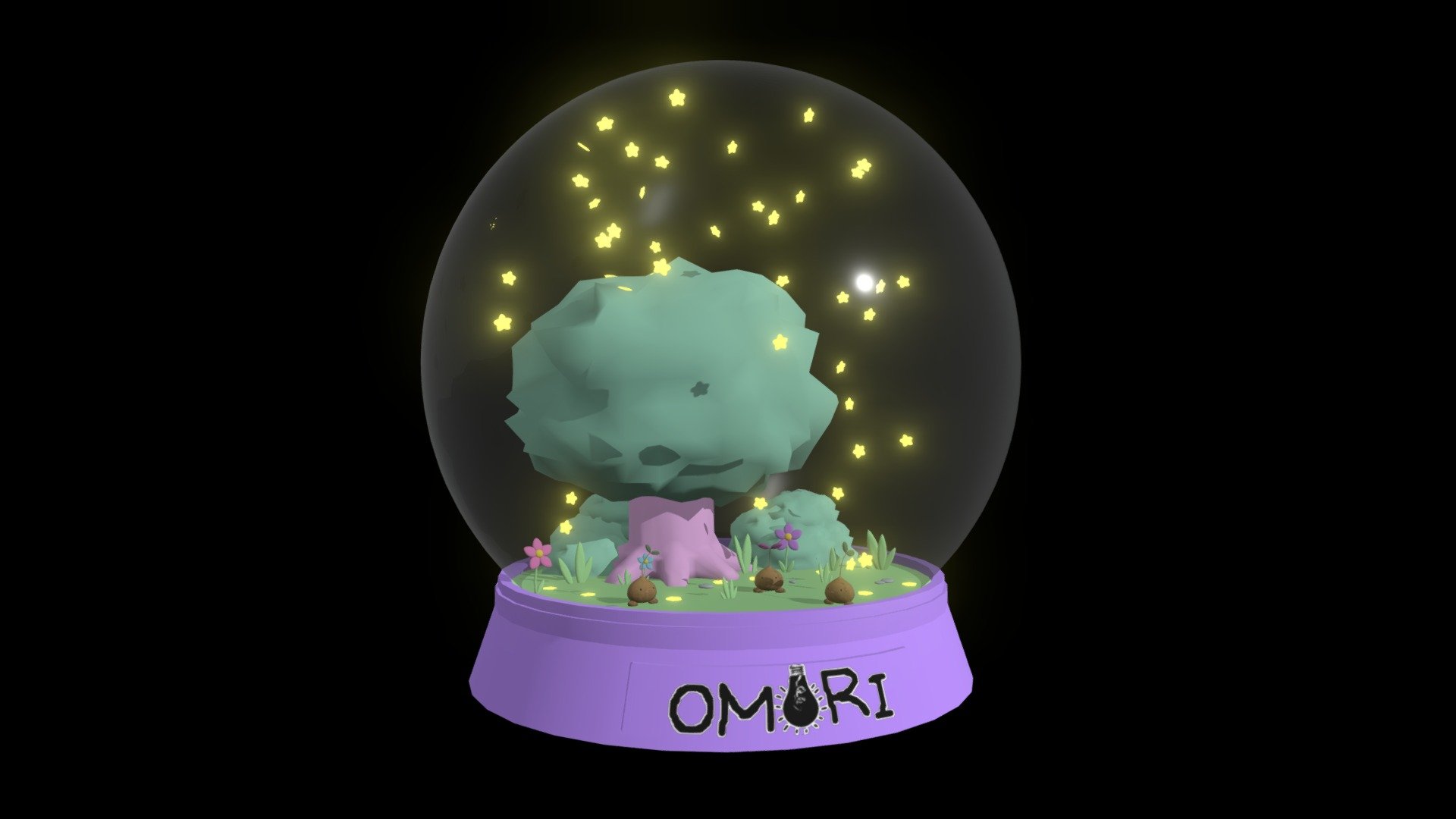 Boule à neige Omori - 3D model by _Junko_ [63bf0d0] - Sketchfab