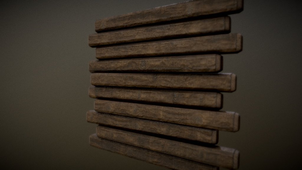 Modular Log Wall - 3D model by dbugg1138 [63bf7ff] - Sketchfab