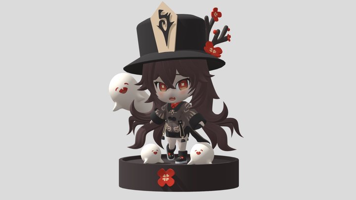Chibi-character 3D models - Sketchfab