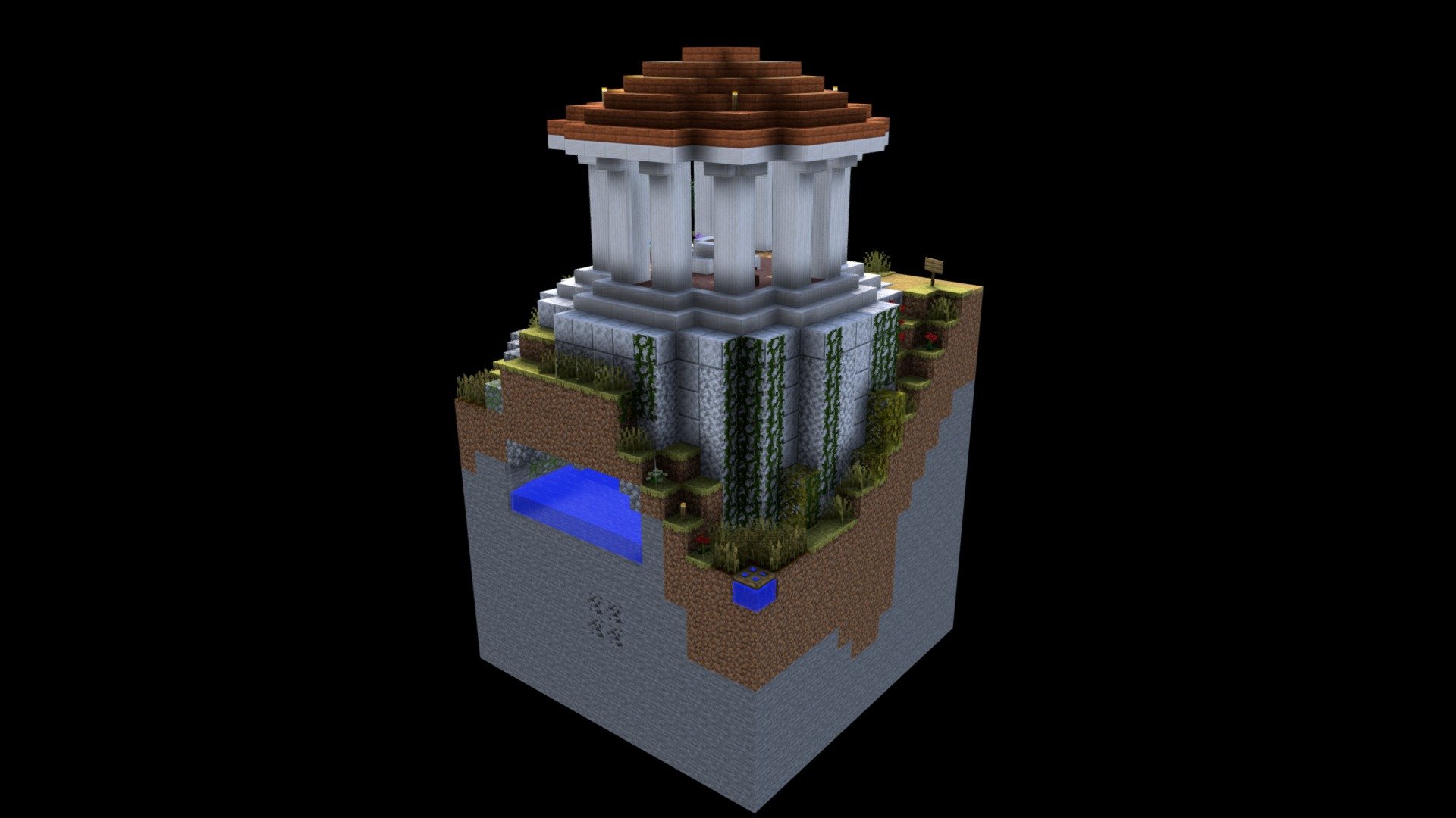 Temple of Demeter in the city of Amida - Download Free 3D model by ...