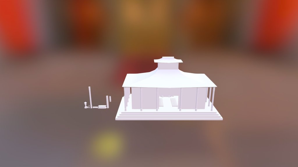 Buddhist Temple - 3D model by Khronicle [63c1776] - Sketchfab