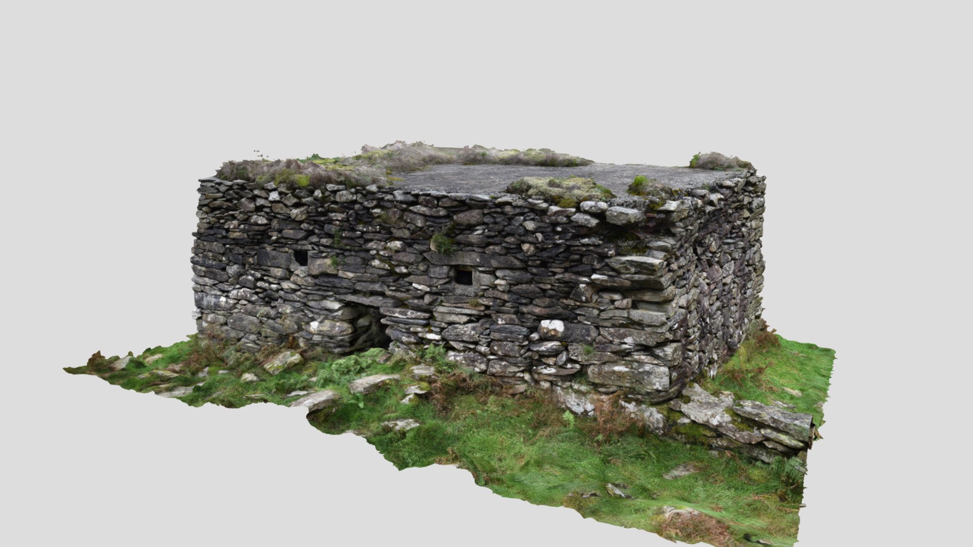 Nant Ffrancon WWII Defences Pill Box B - 3D model by Heneb: Gwynedd ...