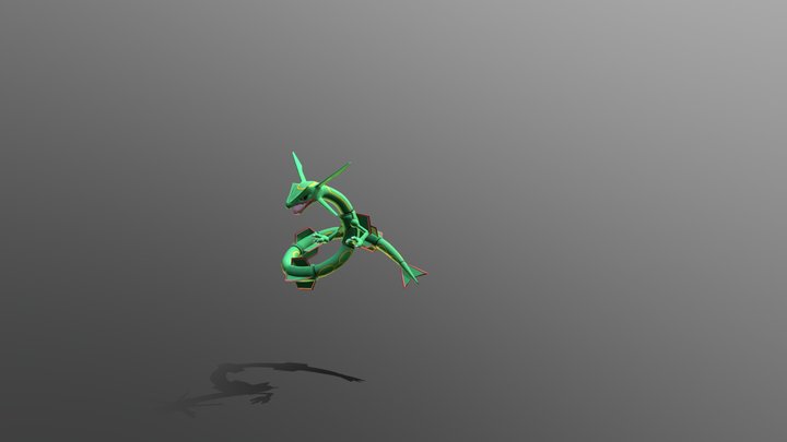 Rayquaza 3D models - Sketchfab