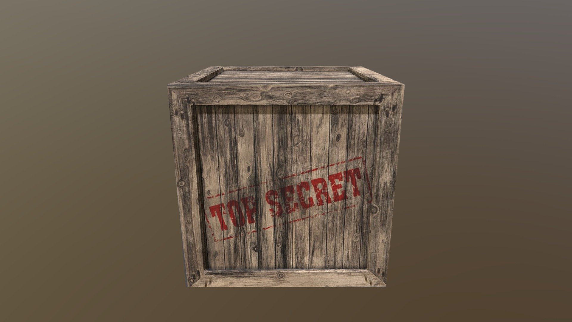 Top Secret Crate - 3D model by Meg Bells (@MegBells) [63c6c76] - Sketchfab
