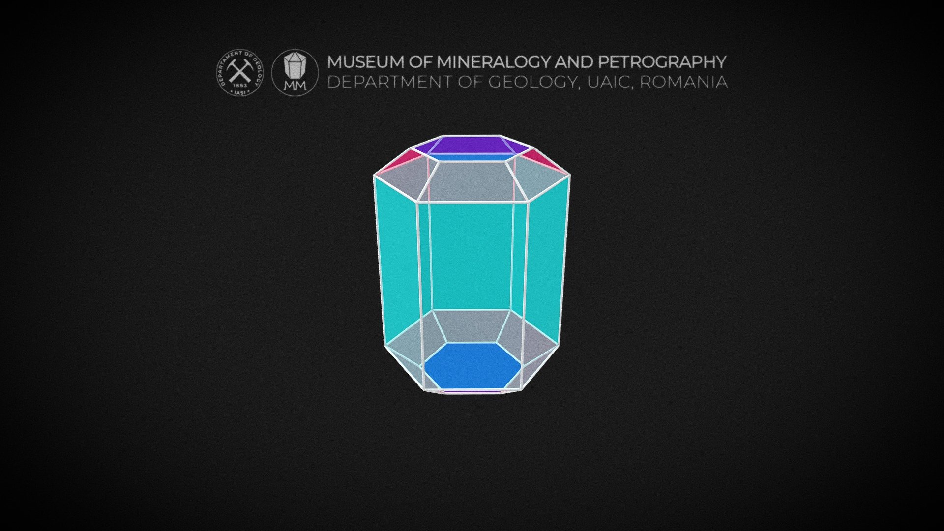 Crystallographic form of Apatite - 3D model by Museum of Mineralogy and ...
