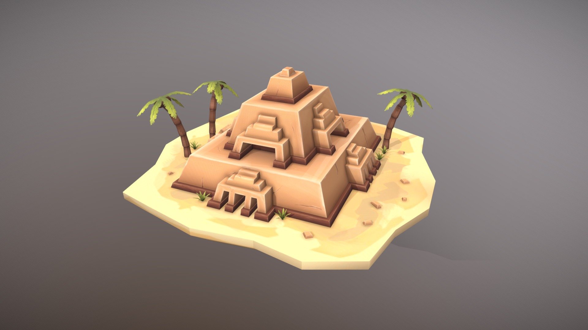 Mudpyramid - Download Free 3D model by Raphael Grimm (@RaphaelGrimm ...