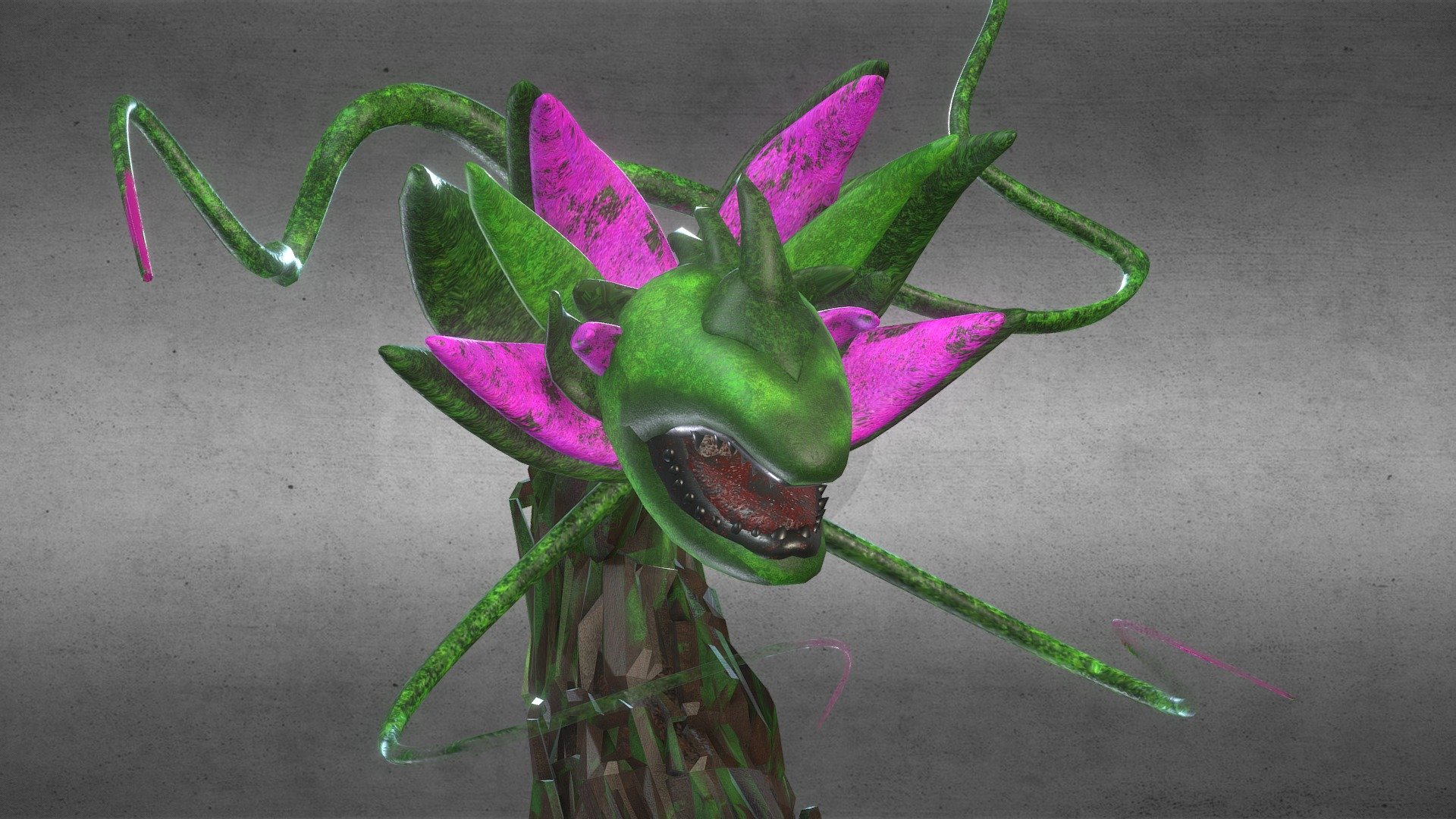 Plantera Alien Plant - 3D model by Ethica [63cd48c] - Sketchfab