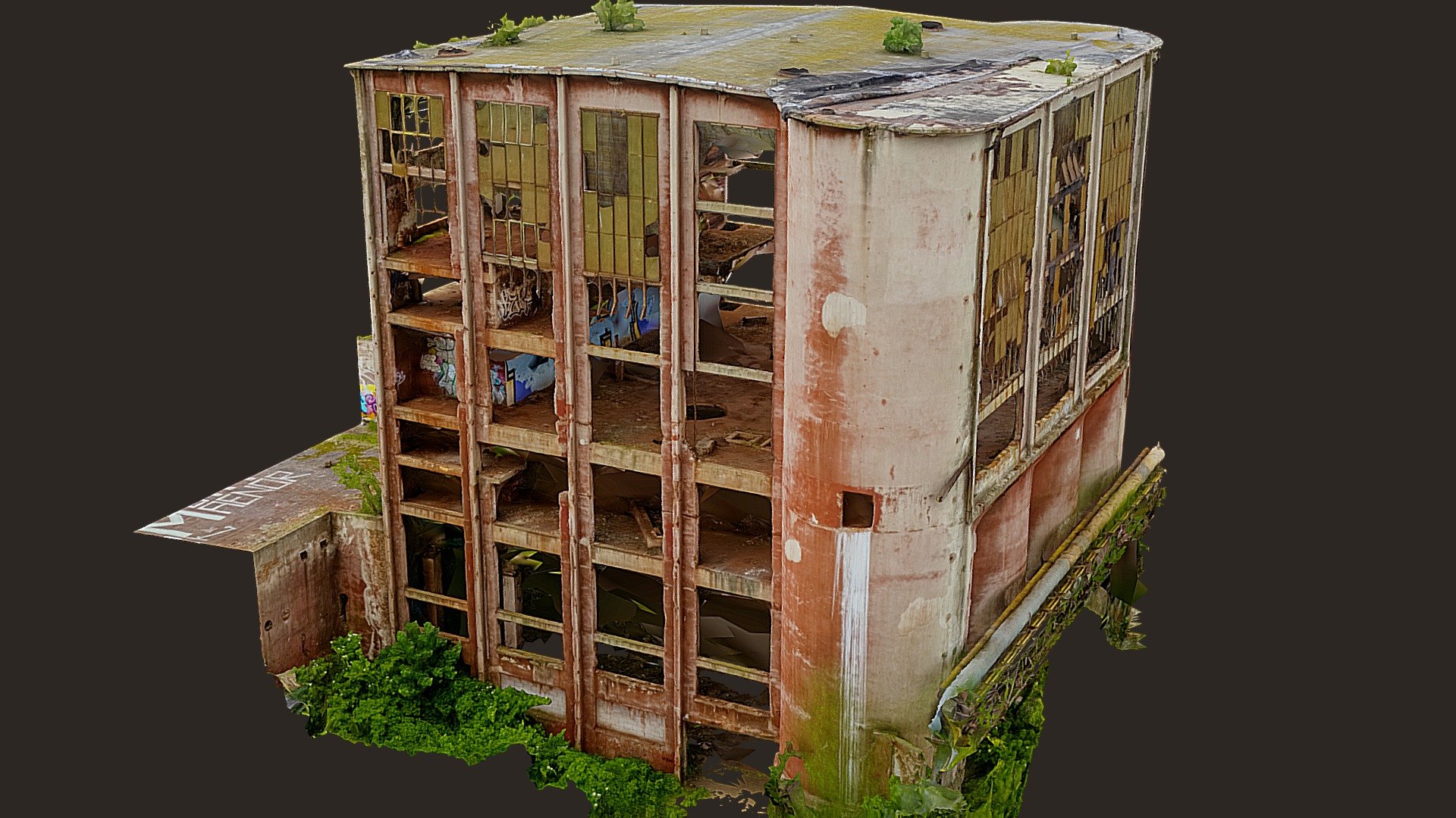 Abandoned nickel factory building - Download Free 3D model by Оrрндп ...