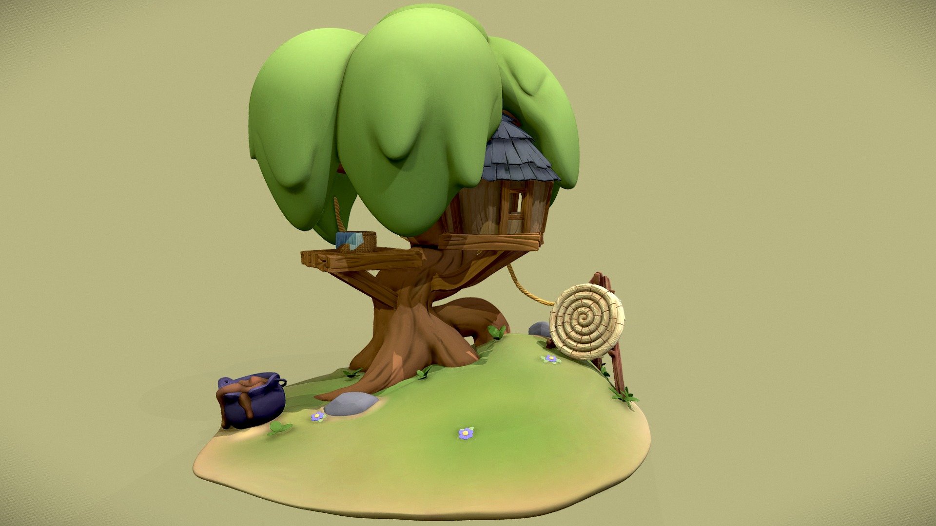 2DAE16_SterckxSenne_Treehouse - 3D model by SenneSterckx [63d2e6e ...