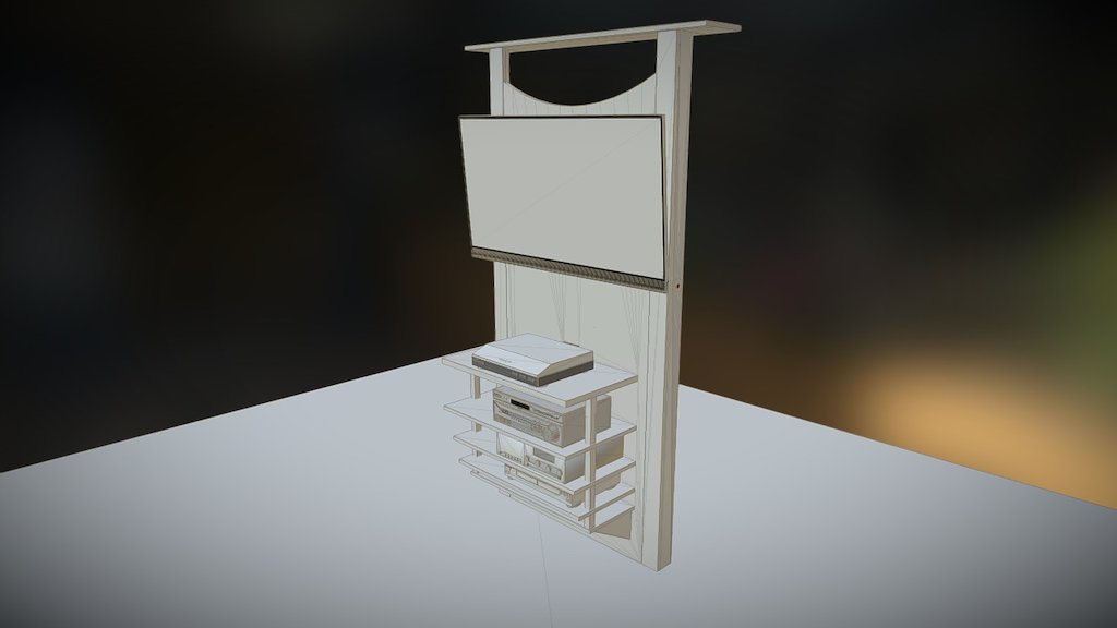 TV Panel - 3D model by Petr Frana (@PetrFrana) [63d3aab] - Sketchfab