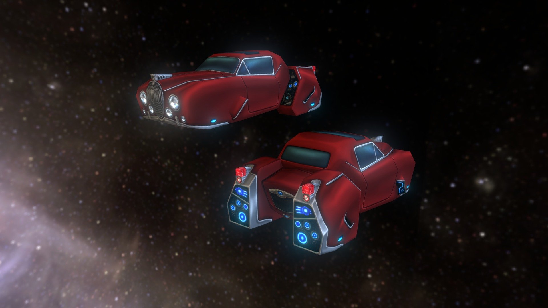 Space Car - 3D model by dartp [63d5343] - Sketchfab