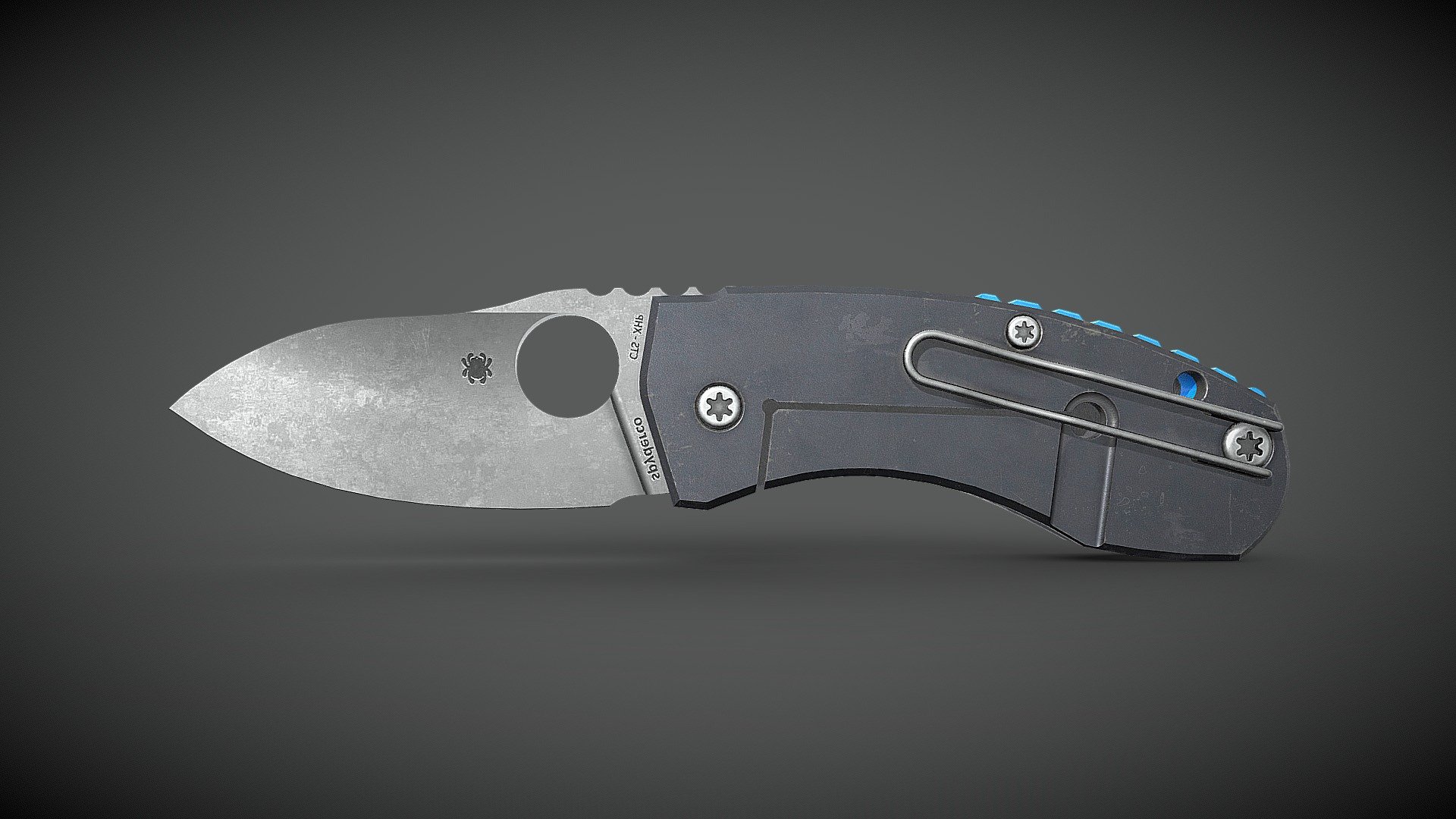 Spyderco Techno Knife - Download Free 3D model by Bajeel [63d5571 ...