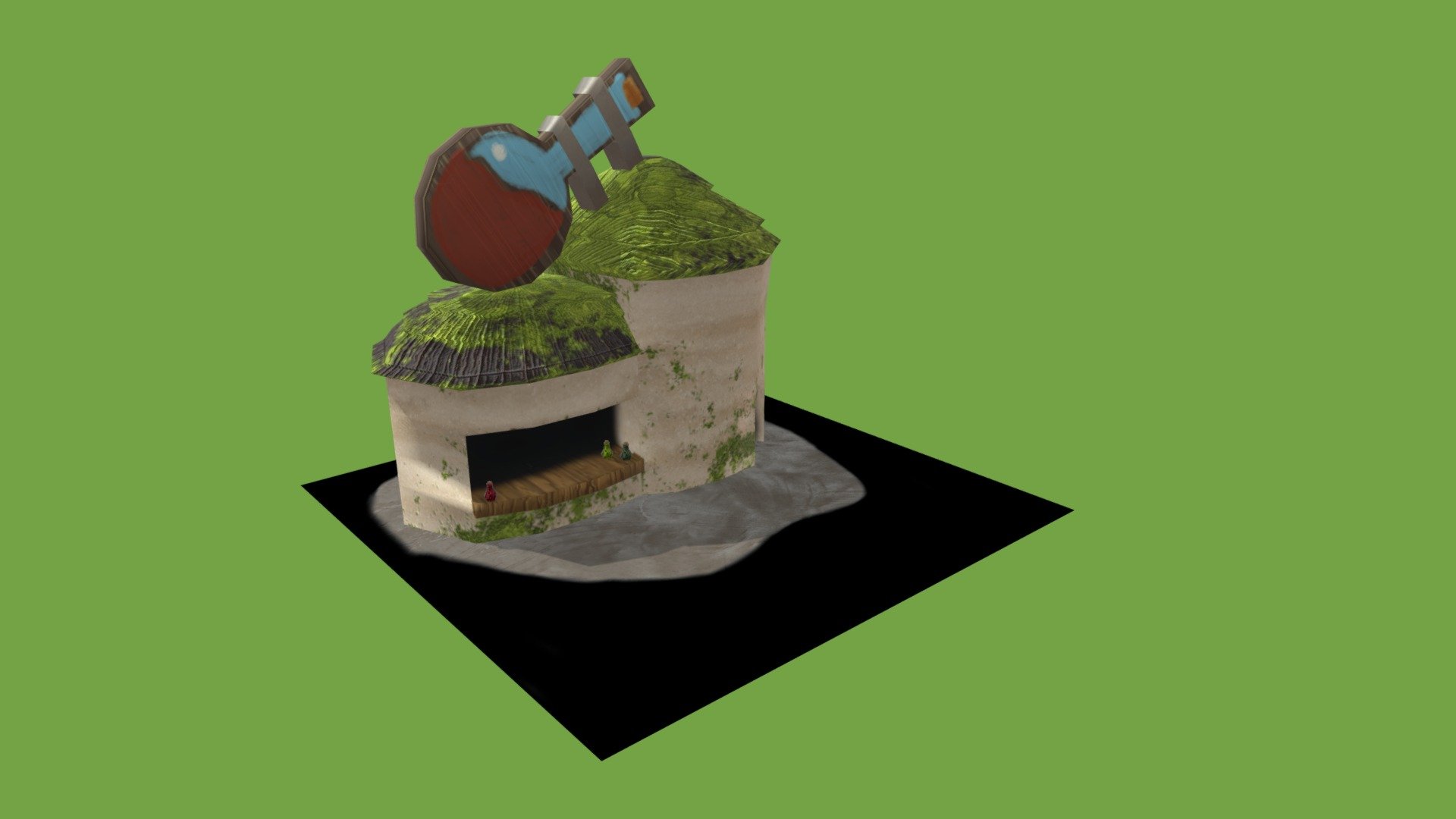 Alchemy-Hut Final - 3D model by U-SB (@unownlord) [63d6123] - Sketchfab