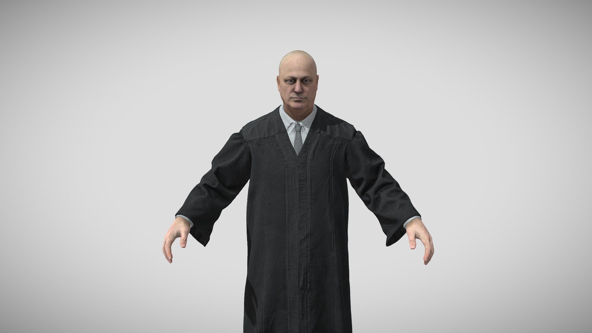⭐ KKK Judge - Wolf. New Colossus - Download Free 3D model by Nazar ...
