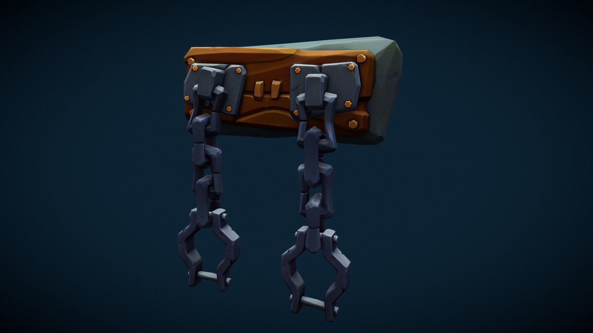 Handpaint Shackles - 3D model by Yuri Bancov (@mr.bancov) [63d8c31 ...