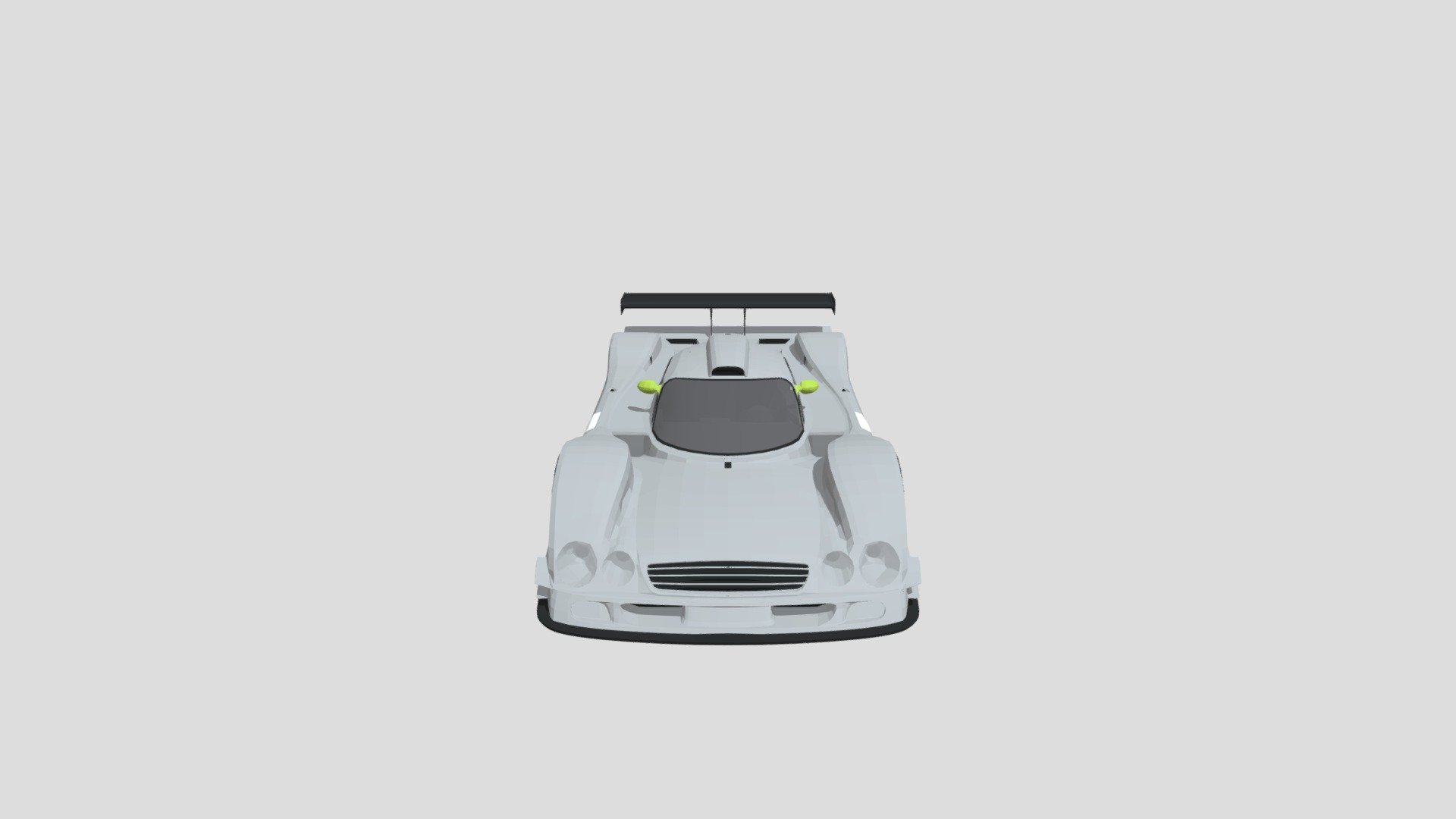 1999 Mercedes-Benz CLR (low poly) - Download Free 3D model by Alan ...