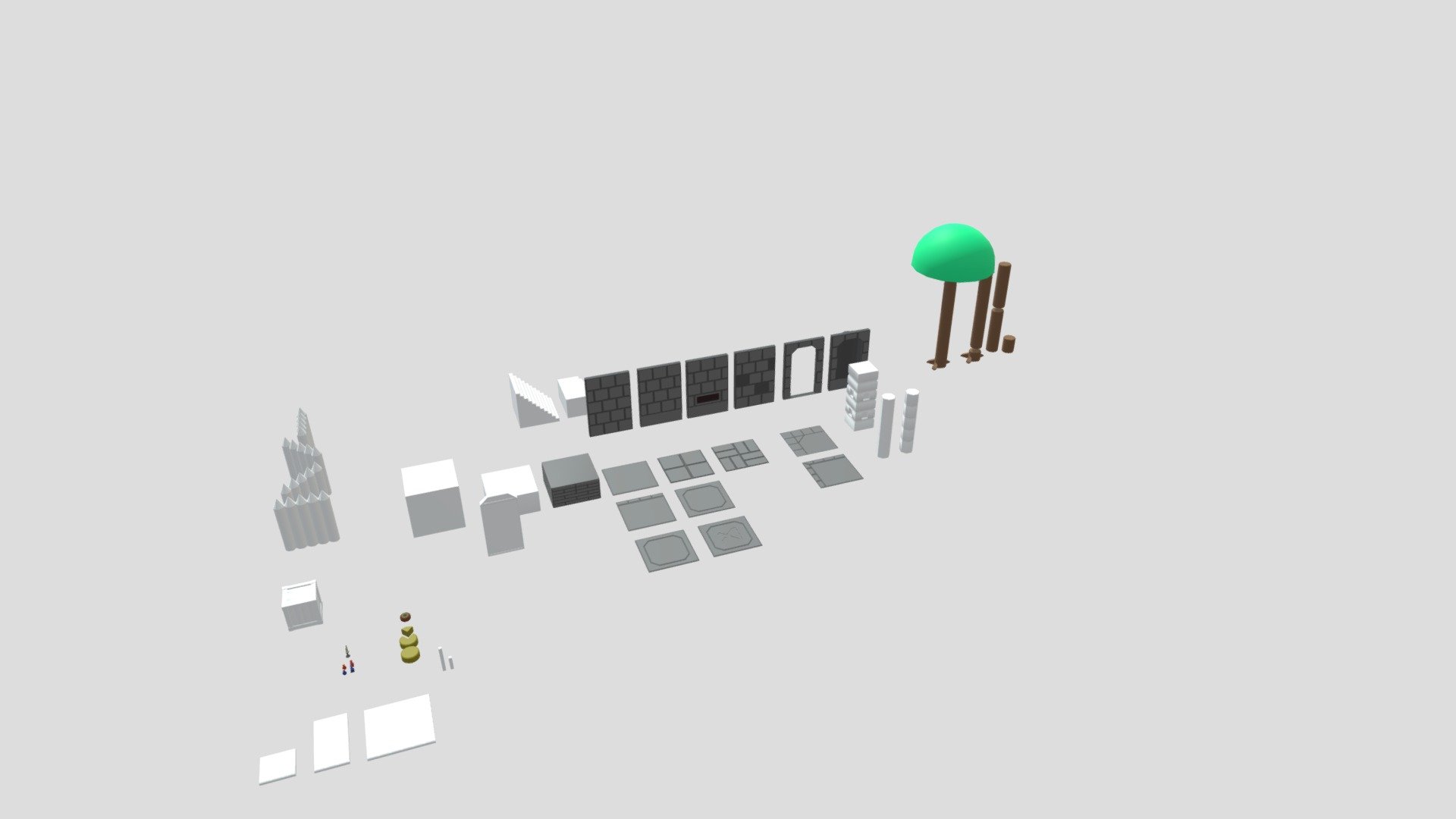 Low Poly Dungeon assets - Download Free 3D model by VonVersari [63da4b8 ...