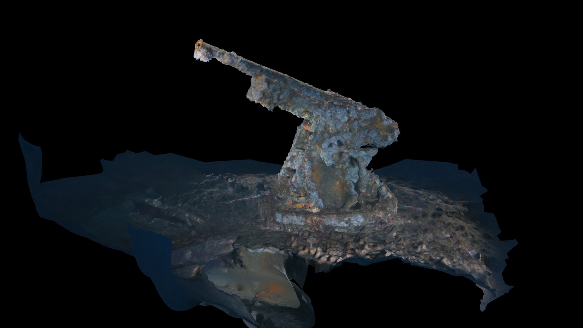Stern Gun from KT12 Sardinia - 3D model by nicolas.villatte [63df6e4 ...
