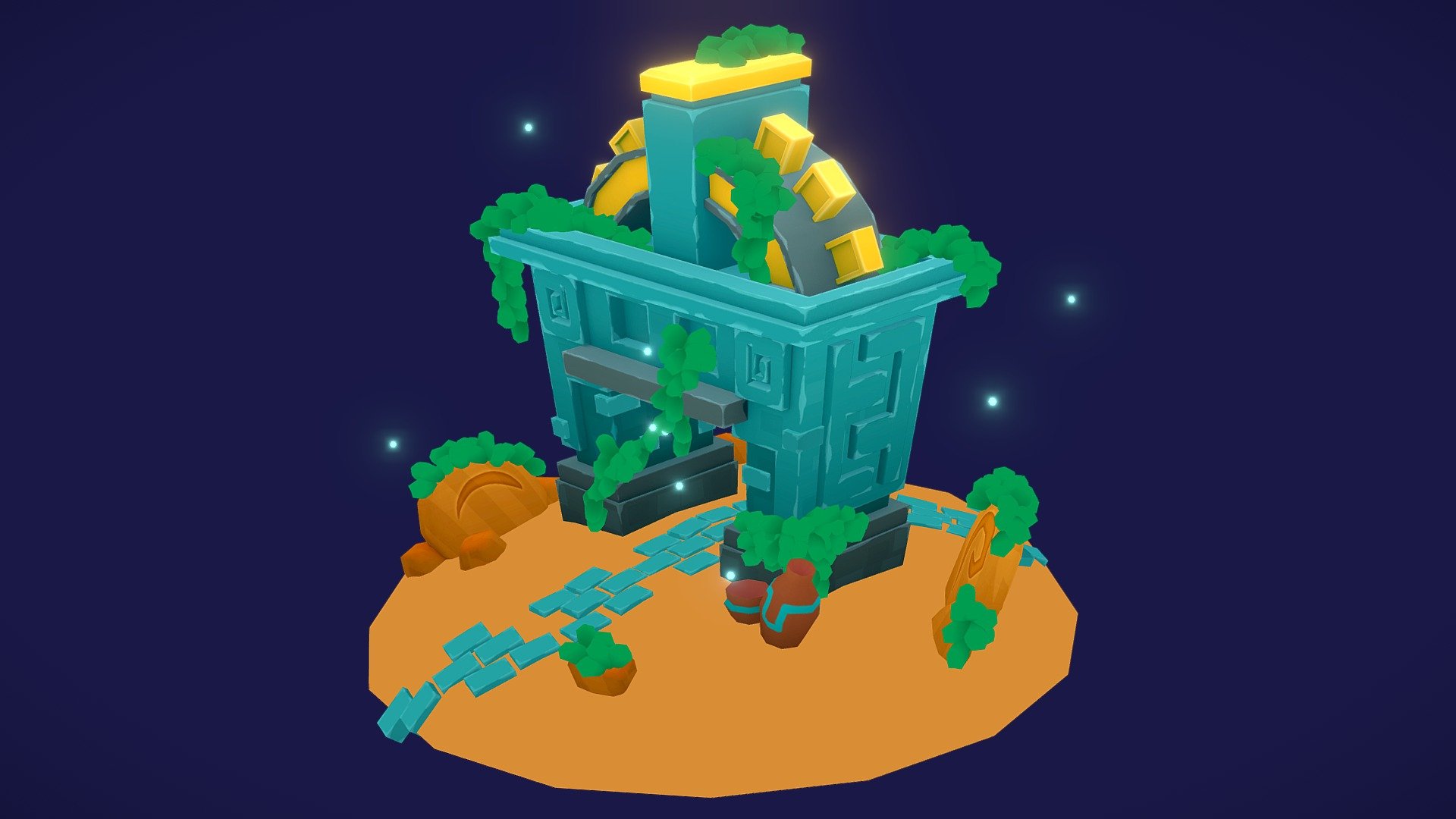 CONCEPT ART CHALLENGE (Atlantis environment) - 3D model by Pavel ...