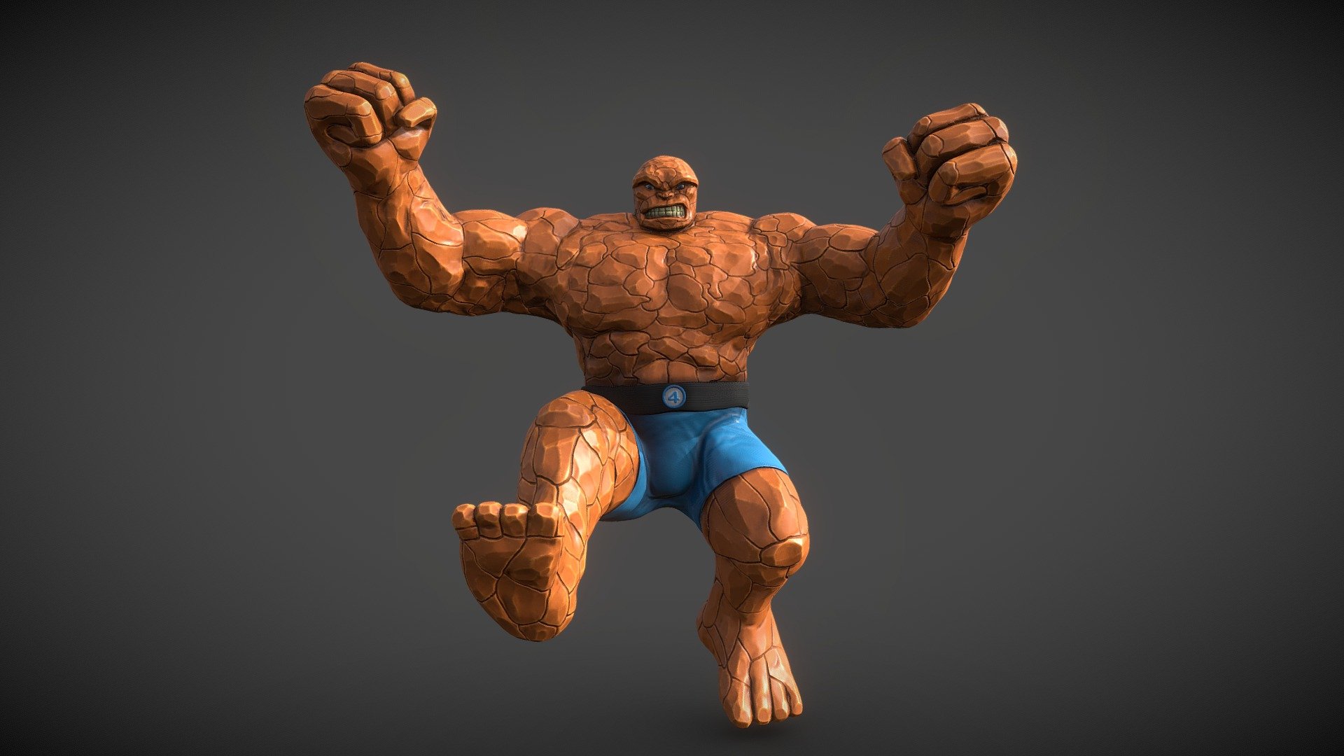 The Thing (Fantastic Four) - 3D model by JohanMattias [63e80b4] - Sketchfab