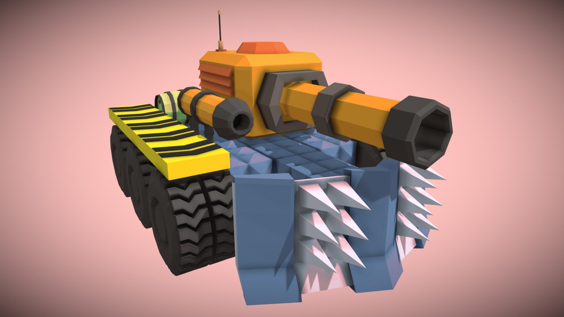 Lowpoly modular tank - Download Free 3D model by pauazap (@kehosworld ...