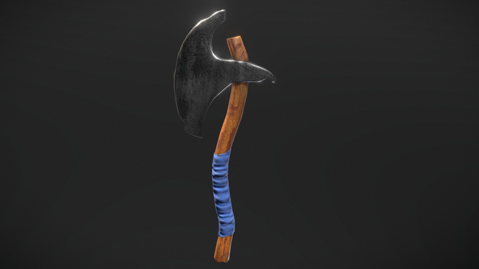 Battle Axe - Download Free 3D model by Blaž Mraz (@Mraz3D) [63e8a35 ...