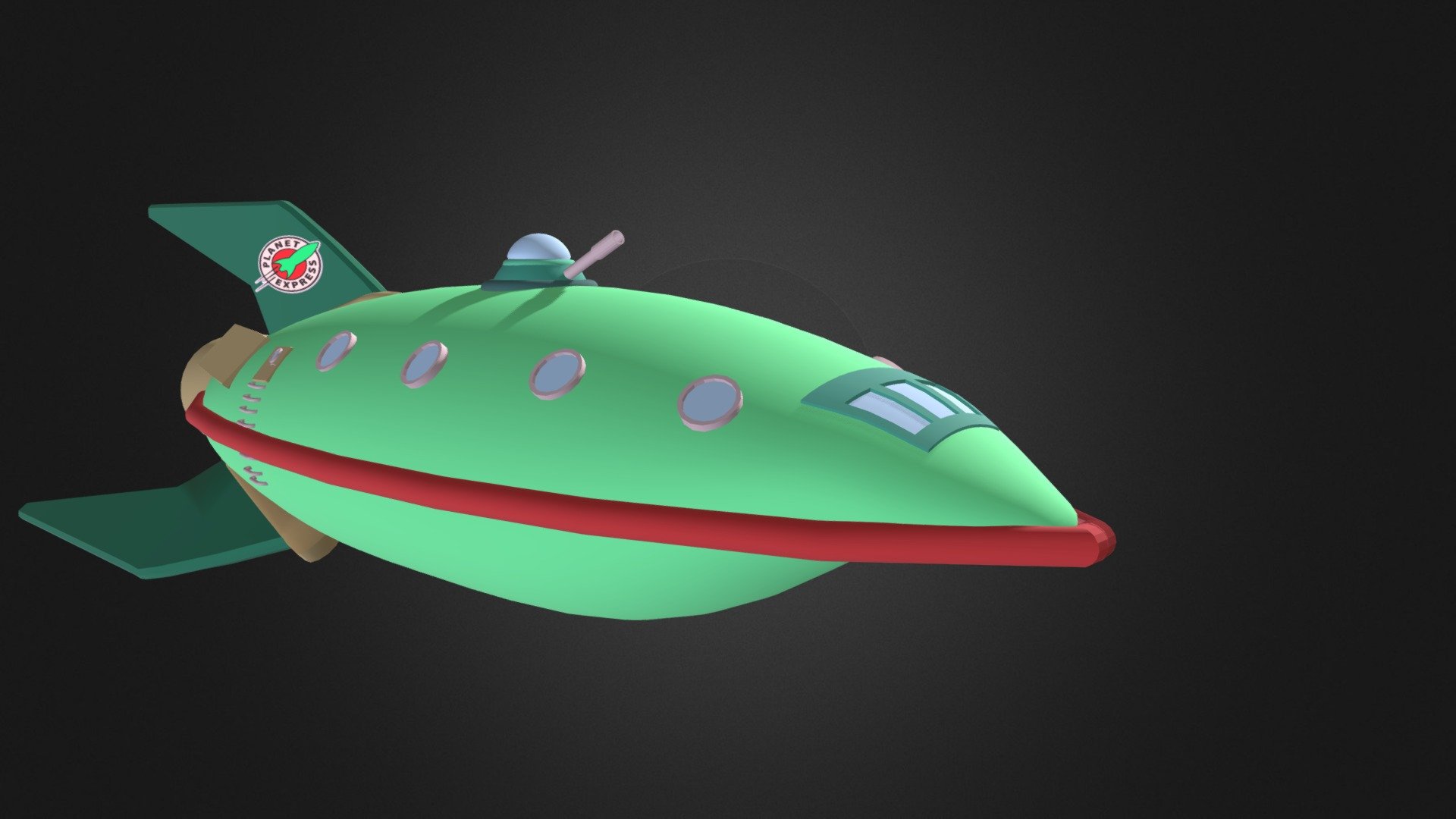 Planet Express - 3D model by BrockP [63ef221] - Sketchfab