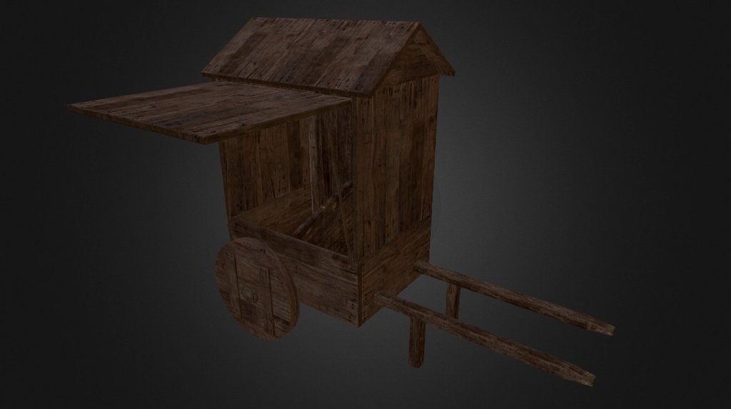 Skywind - Hlaalu Stalls - Poor Carriage - 3D model by Ronaaz [63effc3 ...