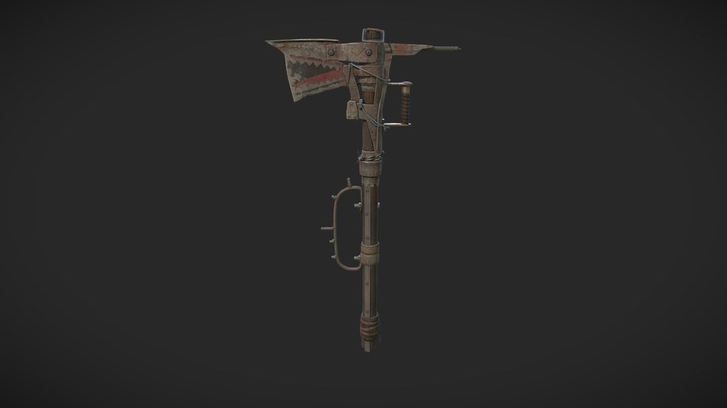 Two-Handed Axe - 3D model by helsssoo [63f29cb] - Sketchfab