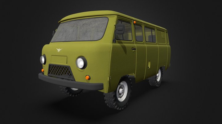 Uaz-452 3D models - Sketchfab