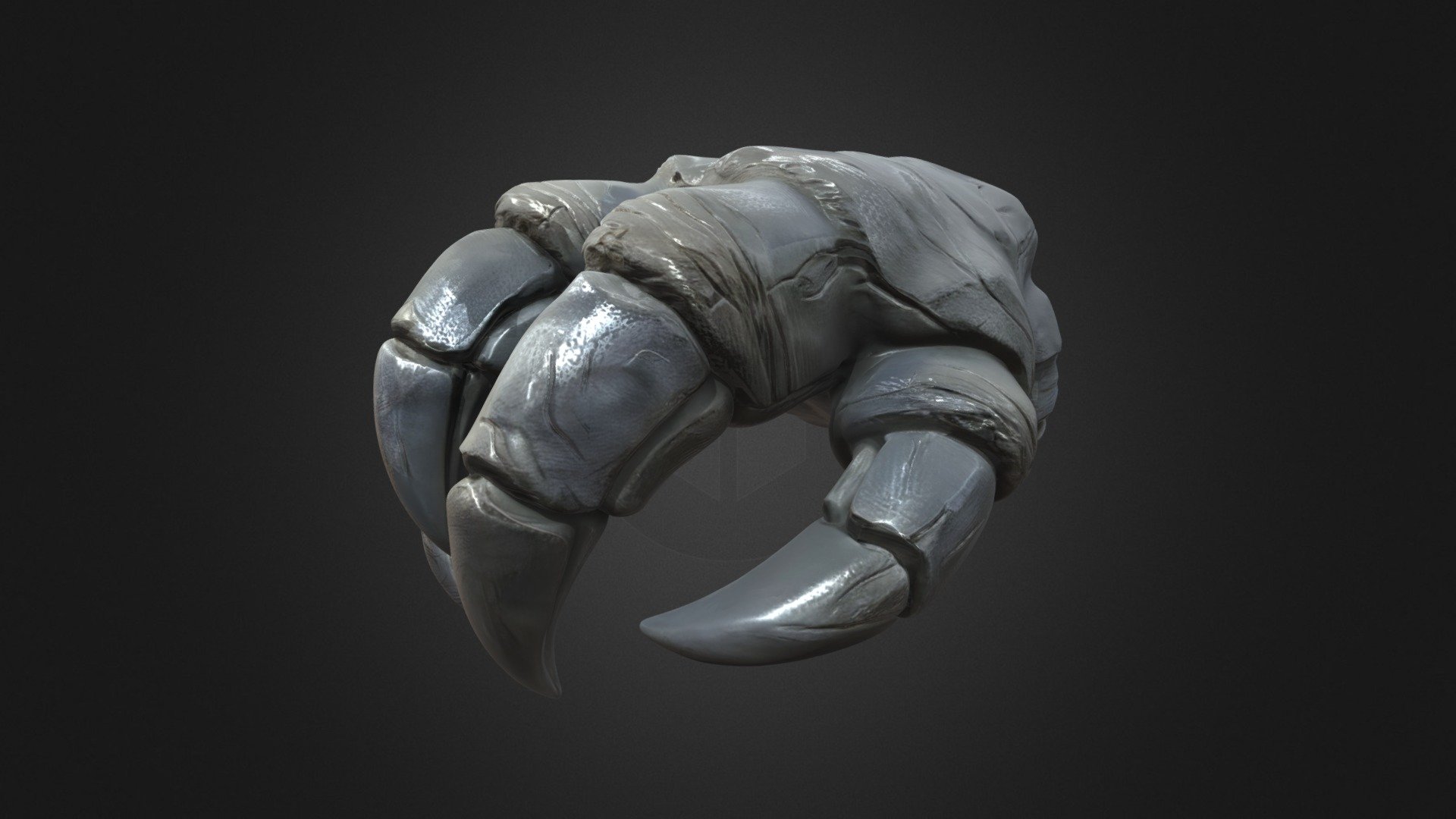 Stone Monster Claw - 3D model by Korvana Studio (@korvanastudio ...