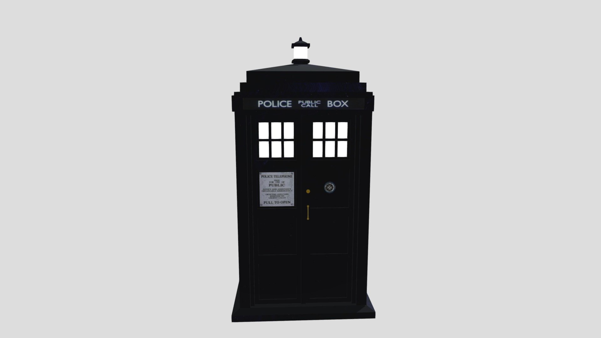 DR WHO_Tardis - 3D model by Colinedurand [63f5615] - Sketchfab