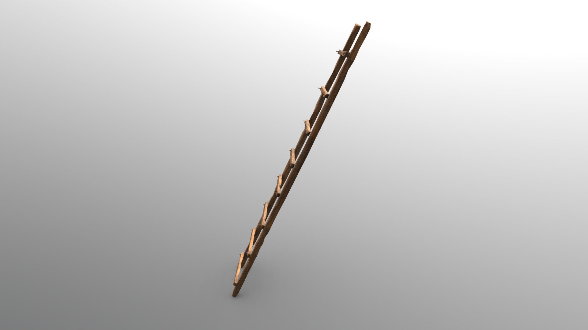 Wooden Ladder Prop - 3D model by echoo [63fa161] - Sketchfab