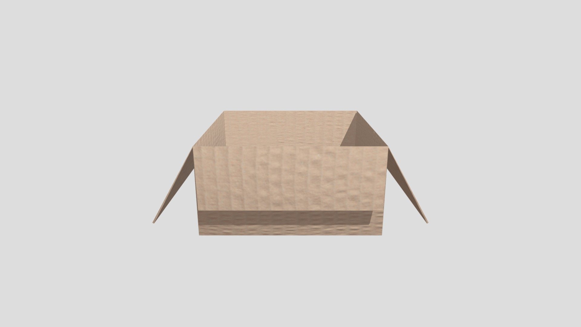 Cardboard Half Open - Download Free 3D model by DiOMeta [63faad7 ...