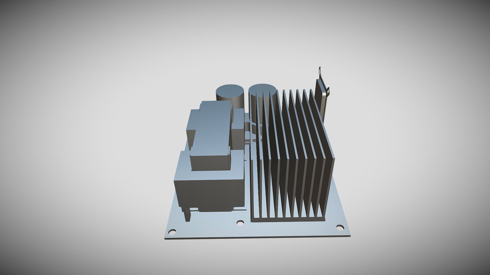 Electronics Enclosure - Download Free 3D model by AnsysLearn [63fde96 ...