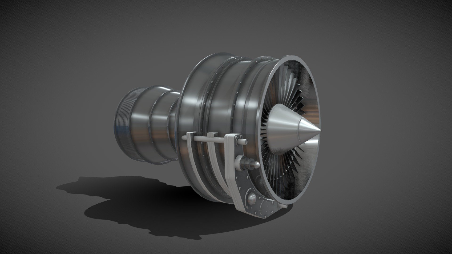 Jet Engine 3D - Buy Royalty Free 3D model by Giimann [63fe43f ...