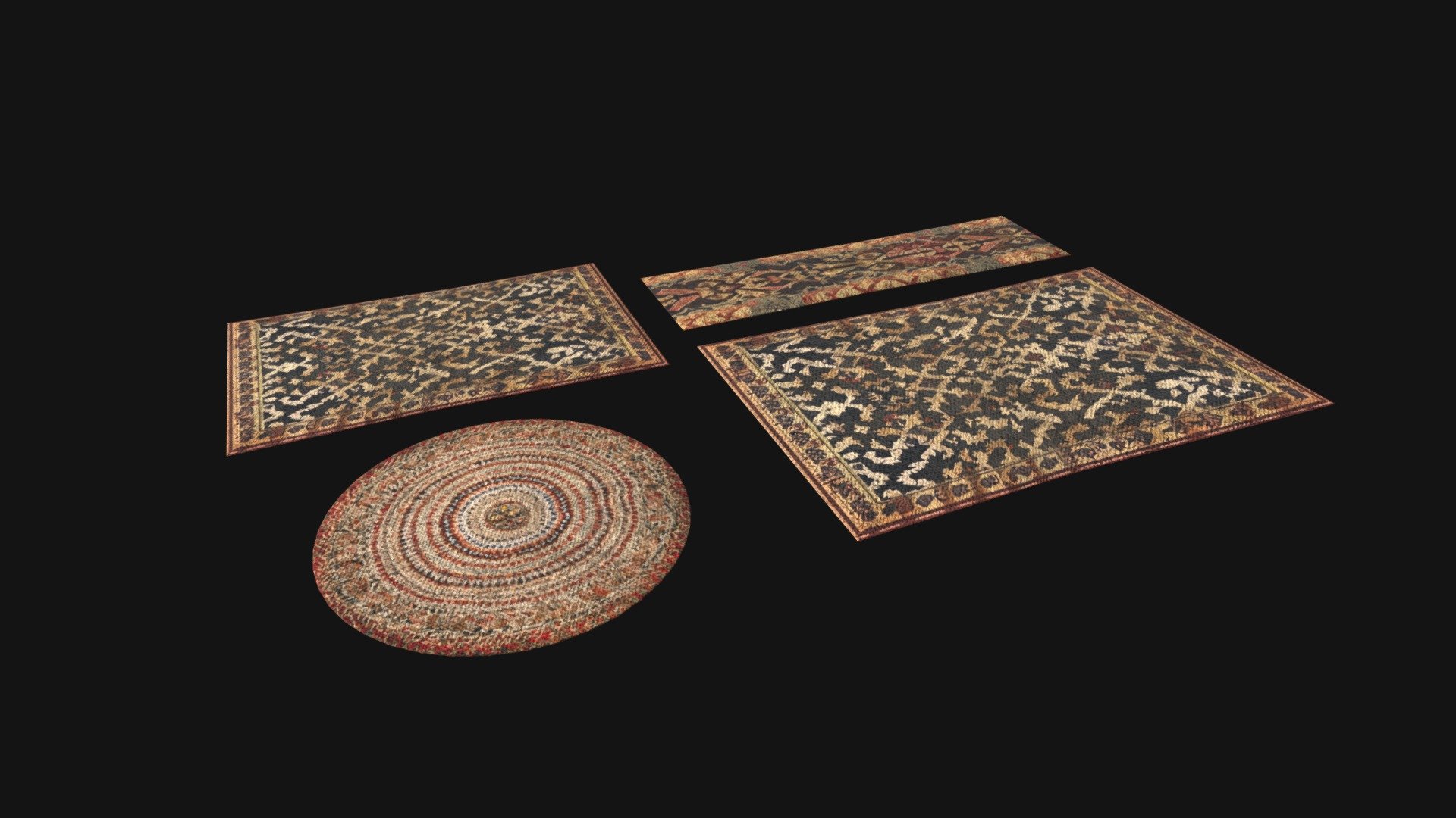 Medieval Rugs - Buy Royalty Free 3D model by Clockwork Creations ...